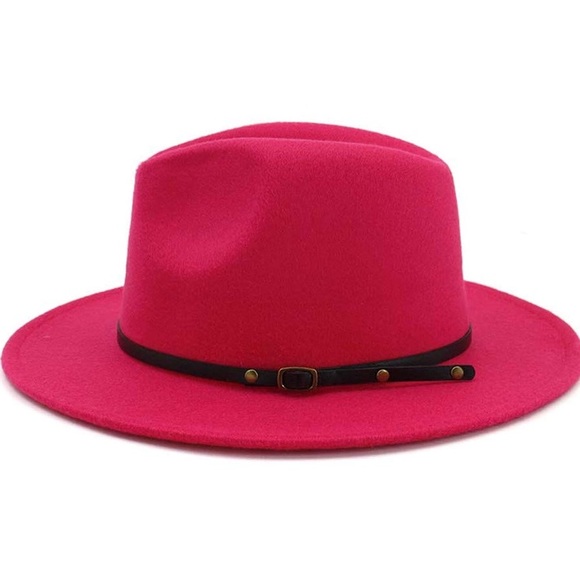 Accessories | Rose Pink Womans Stylish Fedora Hat Nwt | Poshmark